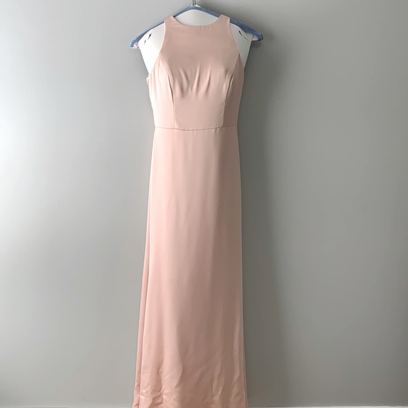 Dresses | Pretty Haley Page Blush Gown Sz 2 | Poshmark